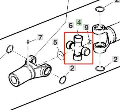 China Agricultural Machinery Combine Tractor Cross Bearing 34.96x97mm for JD 6120 Models China Supplier for sale