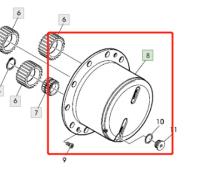 China L171156 Planet Pinion Carrier for JD Tractors 6100D-6320 Heavy Duty Replacement for sale