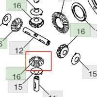 China L113016 GEAR fits for JD tractor  Models: 6403 6603 . for sale