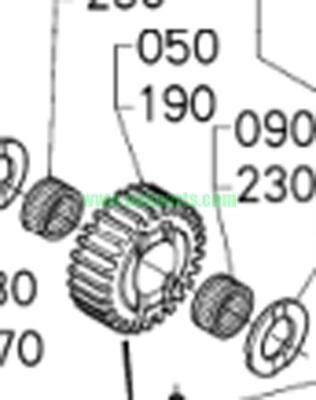 China Kubota Tractor Rear Axle Planetary Gear 27T 3C001-48320 PNK Brand Agricultural Machinery Parts for sale