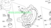 China Kubota Tractor Front LH Gear Assy 3C011-43670 PNK Brand Agricultural Machinery Parts for sale