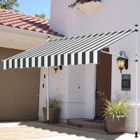 China Windproof Retractable Sunshade Awning Steel Frame 1.5x1.2m Outdoor Garden Canopy Level 9 for sale