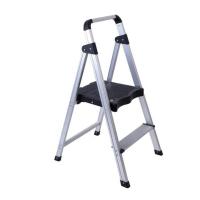 China Customizable Steel Nylon Portable Folding A-Frame Ladder Shelf with Extendable Work Platform for sale