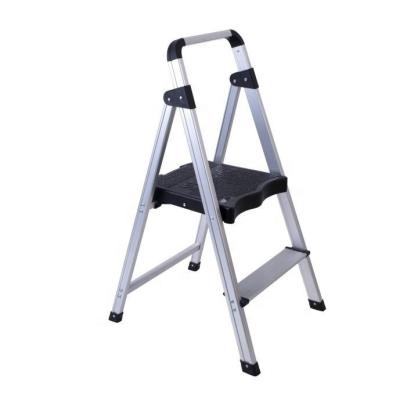 China Customizable Steel Nylon Portable Folding A-Frame Ladder Shelf with Extendable Work Platform for sale