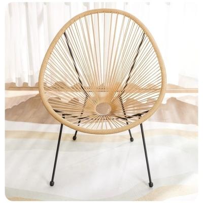 China Outdoor Acapulco Egg Chair Sun Patio Bistro Furniture 80x70x90cm for sale