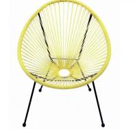 China Outdoor Acapulco Egg Chair Sun Patio Bistro Furniture 80x70x90cm for sale