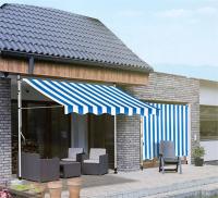 China Windproof Retractable Sunshade Awning Steel Frame 1.5x1.2m Outdoor Garden Canopy Level 9 for sale