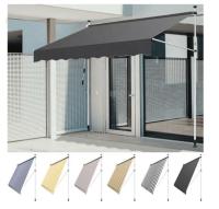 China Windproof Retractable Sunshade Awning Steel Frame 1.5x1.2m Outdoor Garden Canopy Level 9 for sale