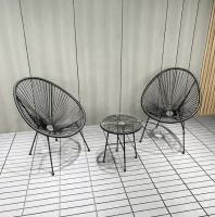 China Outdoor Acapulco Egg Chair Sun Patio Bistro Furniture 80x70x90cm for sale