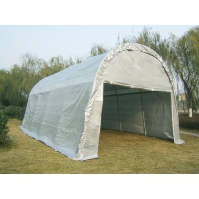 China Custom Metal Carport Garage 5x10m Steel Frame Fabric Cover Removable Waterproof UV Resistant for sale