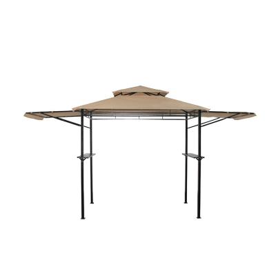 China Modern Barbecue Gazebo 4.1x1.27x2.48M Waterproof Outdoor Cooking Shelter Custom Color for sale