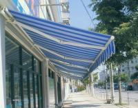 China Fully Open Sunshade Awning in Polyester with Customized Colors and Sail Material for sale