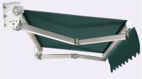China PU Coated Polyester Retractable Awning 2x1.5m Aluminum Frame Windproof KD Sunshade for sale