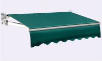 China PU Coated Polyester Retractable Awning 2x1.5m Aluminum Frame Windproof KD Sunshade for sale