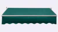 China PU Coated Polyester Retractable Awning 2x1.5m Aluminum Frame Windproof KD Sunshade for sale