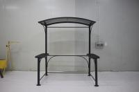 China Aluminium Iron Barbecue Gazebo 2.18x1.43x2.13-2.29m Garden Canopy Grill House for sale