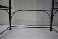 China Aluminium Iron Barbecue Gazebo 2.18x1.43x2.13-2.29m Garden Canopy Grill House for sale