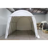 China Heavy Duty Carport 400x730x330cm Removable Sidewalls Doors for Backyard Camping for sale