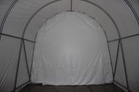 China Heavy Duty Carport 400x730x330cm Removable Sidewalls Doors for Backyard Camping for sale