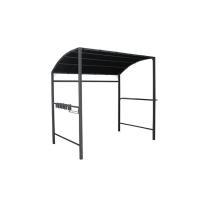 China Outdoor Polyester BBQ Shelter Gazebo 2.33x1.45x2.22M Powder Coated Sail Finish for sale