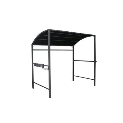 China Outdoor Polyester BBQ Shelter Gazebo 2.33x1.45x2.22M Powder Coated Sail Finish for sale