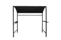 China Outdoor Polyester BBQ Shelter Gazebo 2.33x1.45x2.22M Powder Coated Sail Finish for sale