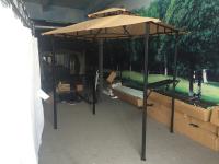 China Polyester Sail Material 2.5x1.3x2.5M Patio Shelter Canopy Tent for BBQ Gazebo for sale