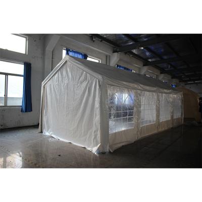 China Outdoor Double Truss Carport Garage Canopy Tent Shelter 1100x2500cm Steel Frame for sale