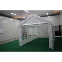 China Heavy Duty Outdoor Tent 300x600cm Steel Frame PVC Cover Waterproof UV Resistant Carport for sale