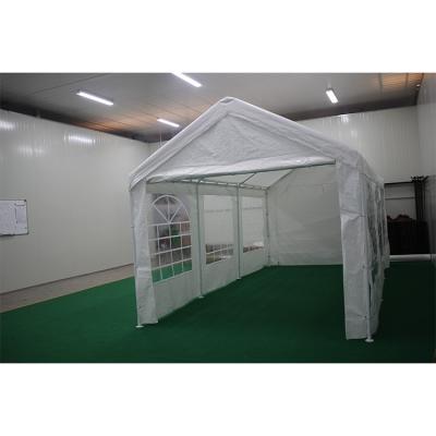 China Heavy Duty Outdoor Tent 300x600cm Steel Frame PVC Cover Waterproof UV Resistant Carport for sale