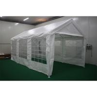China Heavy Duty Outdoor Tent 300x600cm Steel Frame PVC Cover Waterproof UV Resistant Carport for sale