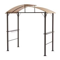 China PA Coated Sail Finishing Metal Awning Canopy All Weather Sun Shade Shelter 2.33x1.07x2.35M for BBQ Pavilion for sale