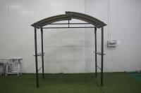 China PA Coated Sail Finishing Metal Awning Canopy All Weather Sun Shade Shelter 2.33x1.07x2.35M for BBQ Pavilion for sale