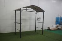 China PA Coated Sail Finishing Metal Awning Canopy All Weather Sun Shade Shelter 2.33x1.07x2.35M for BBQ Pavilion for sale