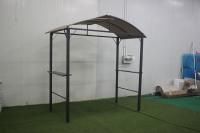 China PA Coated Sail Finishing Metal Awning Canopy All Weather Sun Shade Shelter 2.33x1.07x2.35M for BBQ Pavilion for sale