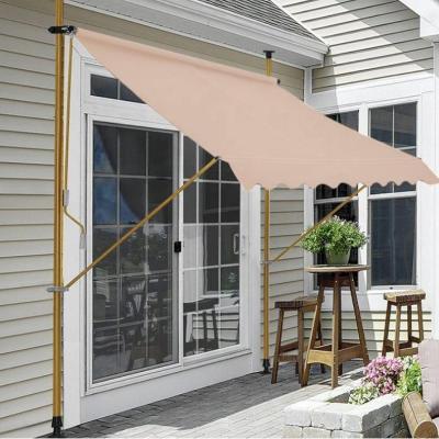 China Aluminum Alloy Retractable Awning 3.5x1.2m Outdoor Patio Sun Shade Canopy for sale