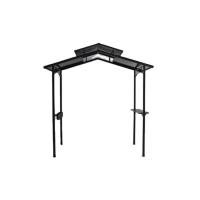 China Hard Top BBQ PC Board Grill Gazebo Metal Frame 2.4x1.5x2.5M Outdoor Garden Patio Barbecue for sale