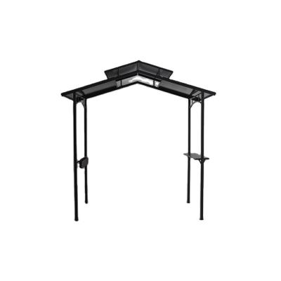 China Hard Top BBQ PC Board Grill Gazebo Metal Frame 2.4x1.5x2.5M Outdoor Garden Patio Barbecue for sale