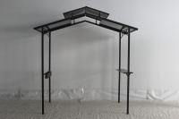 China Hard Top BBQ PC Board Grill Gazebo Metal Frame 2.4x1.5x2.5M Outdoor Garden Patio Barbecue for sale