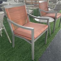 China Modern Outdoor Garden Furniture Aluminum Bistro Rattan Sofa Set 3 Seater for sale