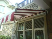 China Outdoor Manual and Electric Sun Shade Canopy 2x1.5m Fully Open Type Awning for Garden for sale