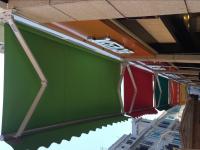 China Outdoor Manual and Electric Sun Shade Canopy 2x1.5m Fully Open Type Awning for Garden for sale