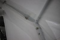 China Soundproof Large Party Event Tent 360x600x340cm Metal Frame Profile for Weddings for sale