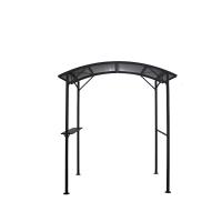 China Hardtop BBQ Gazebo Outdoor Pavilion Tent 1.3x2x2.2M Four-Corner Roof for Barbecue for sale
