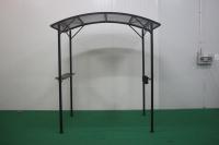 China Hardtop BBQ Gazebo Outdoor Pavilion Tent 1.3x2x2.2M Four-Corner Roof for Barbecue for sale