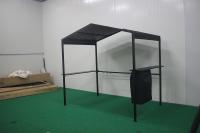 China 2.3x1.5x2.2M Outdoor Aluminum Hard Polyester Roof Gazebo Powder Coated Sail Finish for sale