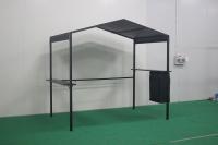 China 2.3x1.5x2.2M Outdoor Aluminum Hard Polyester Roof Gazebo Powder Coated Sail Finish for sale