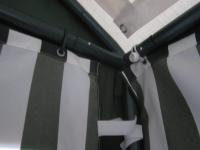 China Powder Coated Steel Car Shelter Canopy Garage Retractable Folding Tent Portable Carport 300x600cm for sale
