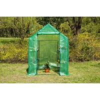 China Heavy Duty Metal Frame Greenhouse 143x143x195cm Waterproof PE Vent for Outdoor Plant Growth for sale