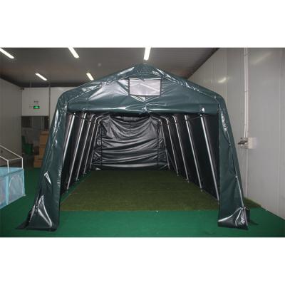 China Waterproof PVC Foldable Bicycle Shed Shelter 330x600x260cm Steel Frame Carport for sale